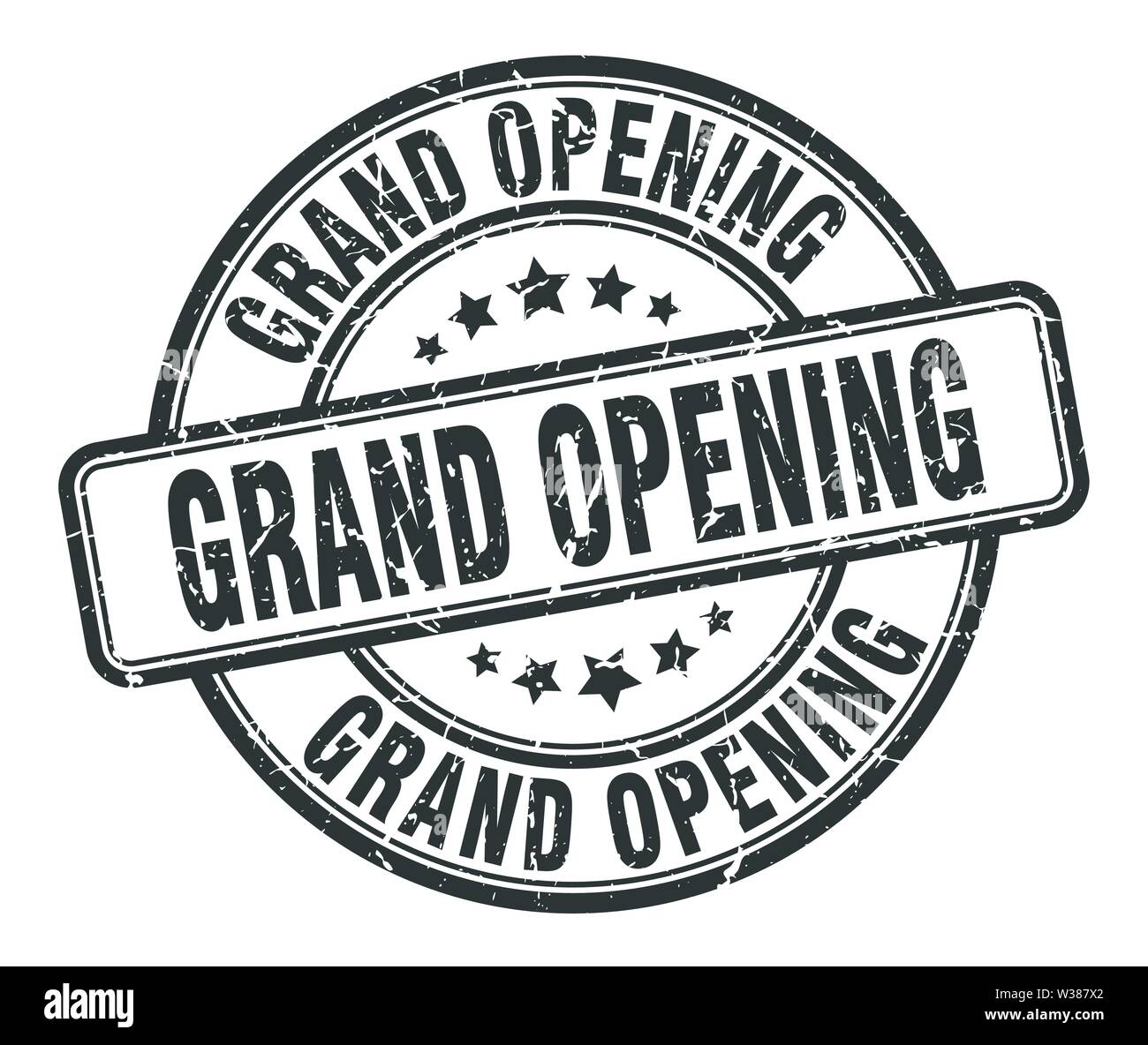 grand opening stamp. grand opening round grunge sign. grand opening ...