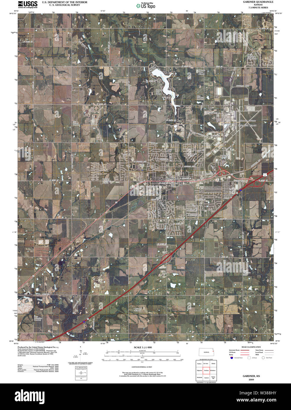 Map of gardner Cut Out Stock Images & Pictures - Alamy