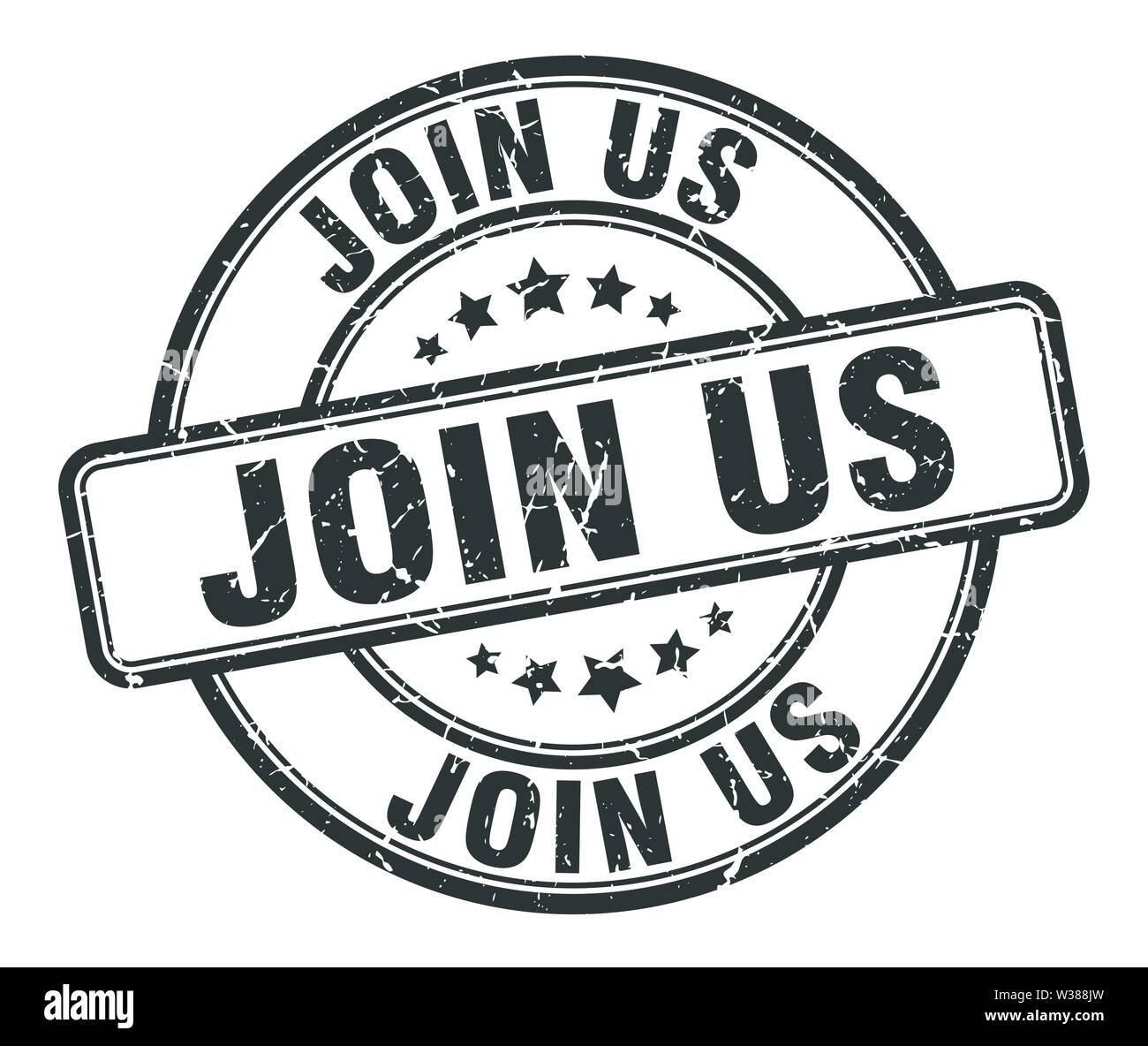 join us stamp. join us round grunge sign. join us Stock Vector Image ...