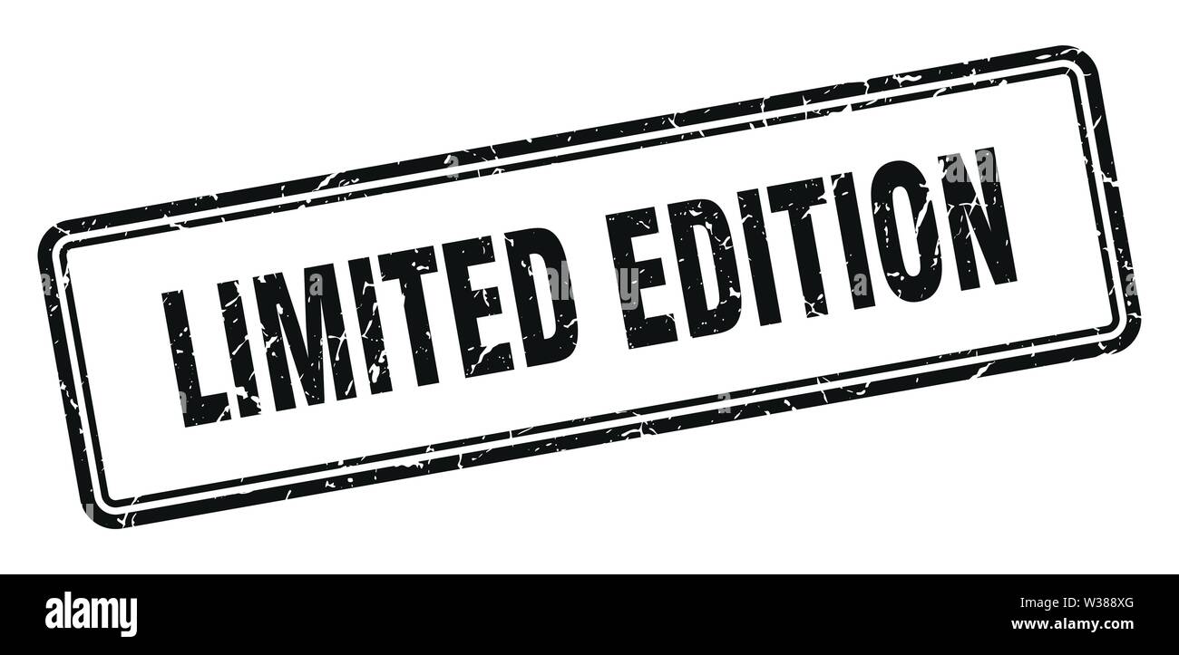 limited edition stamp. limited edition square grunge sign. limited ...