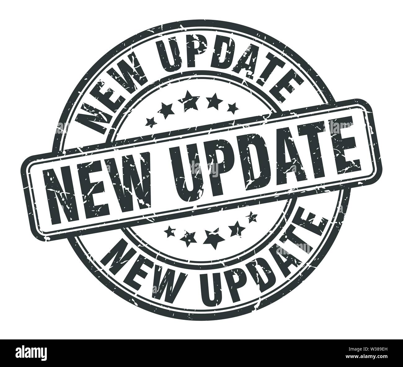 new update stamp. new update round grunge sign. new update Stock Vector ...