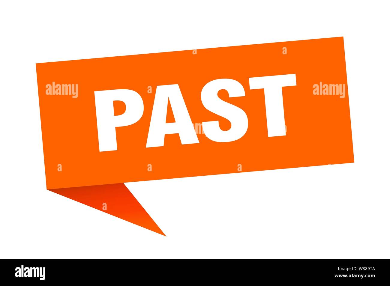Past sign square speech hi-res stock photography and images - Alamy