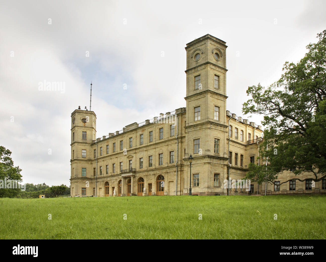 Great Gatchina Palace. Russia Stock Photo - Alamy