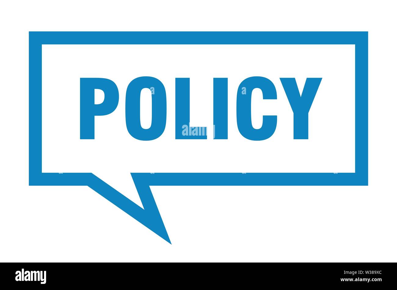 policy sign. policy square speech bubble. policy Stock Vector Image ...