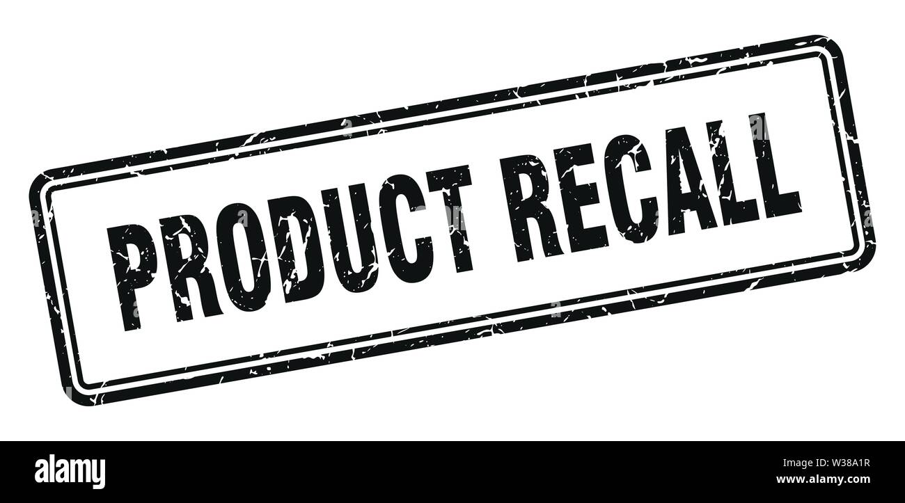 product recall stamp. product recall square grunge sign. product recall ...