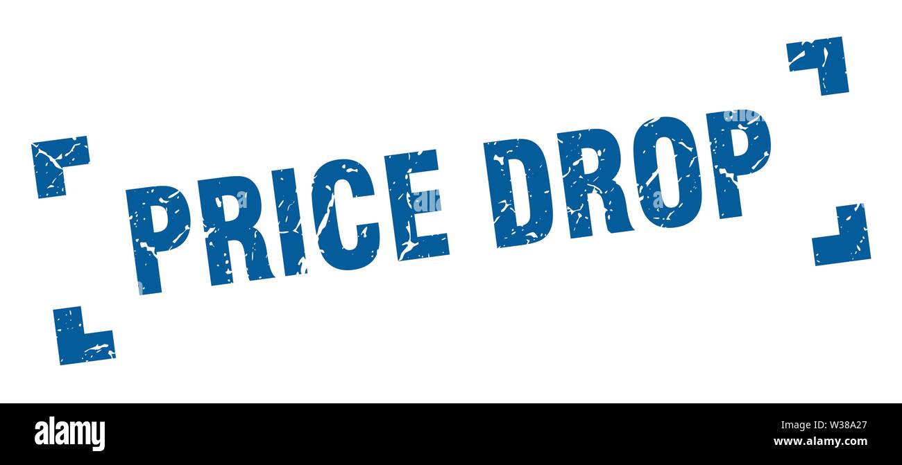 price drop stamp. price drop square grunge sign. price drop Stock ...