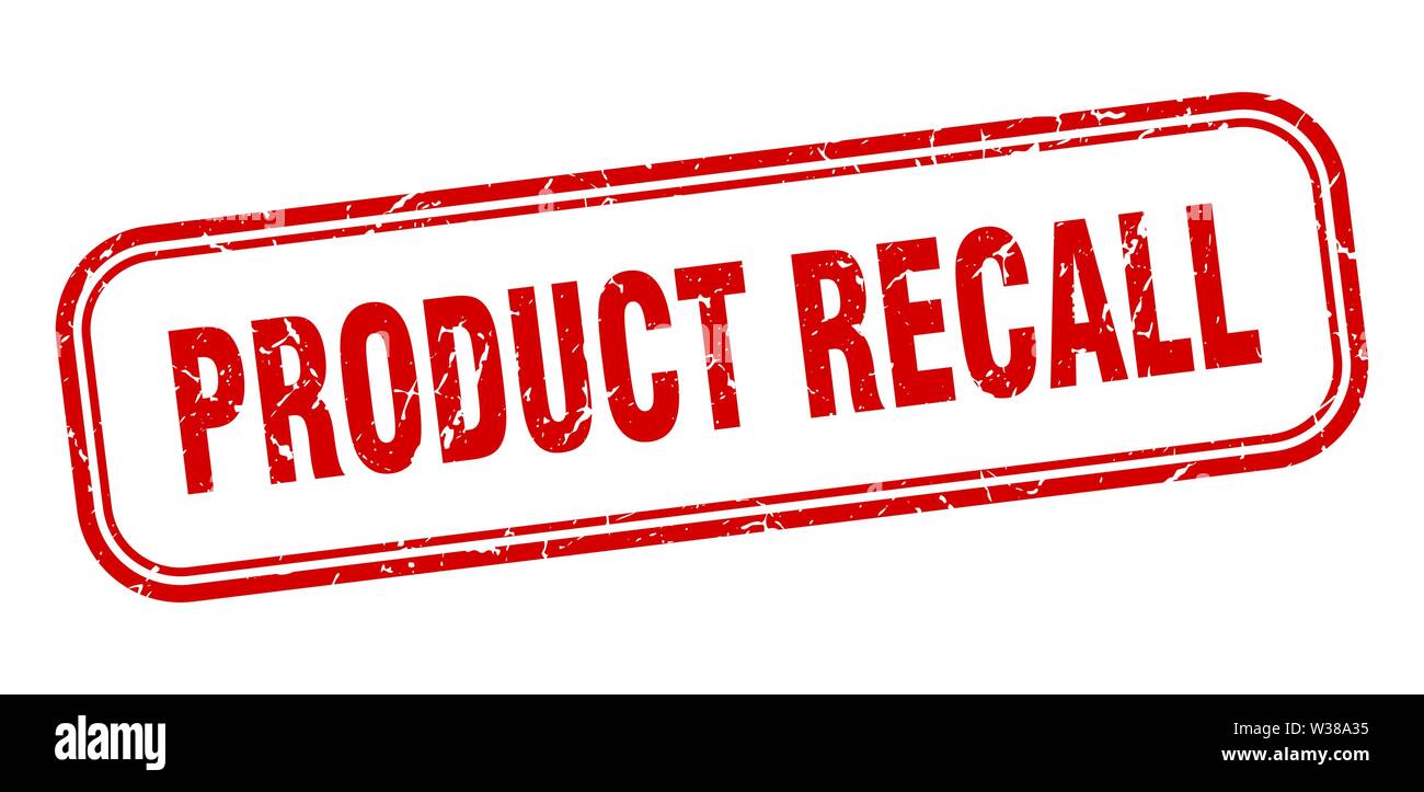 product recall stamp. product recall square grunge sign. product recall ...