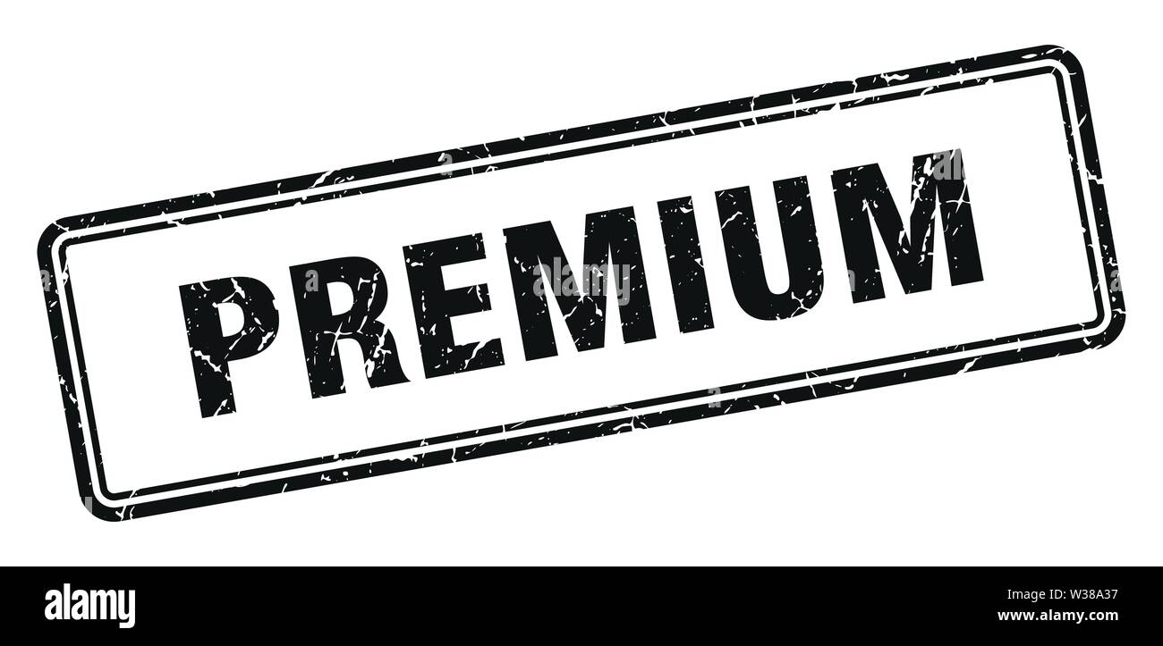 premium stamp. premium square grunge sign. premium Stock Vector Image ...