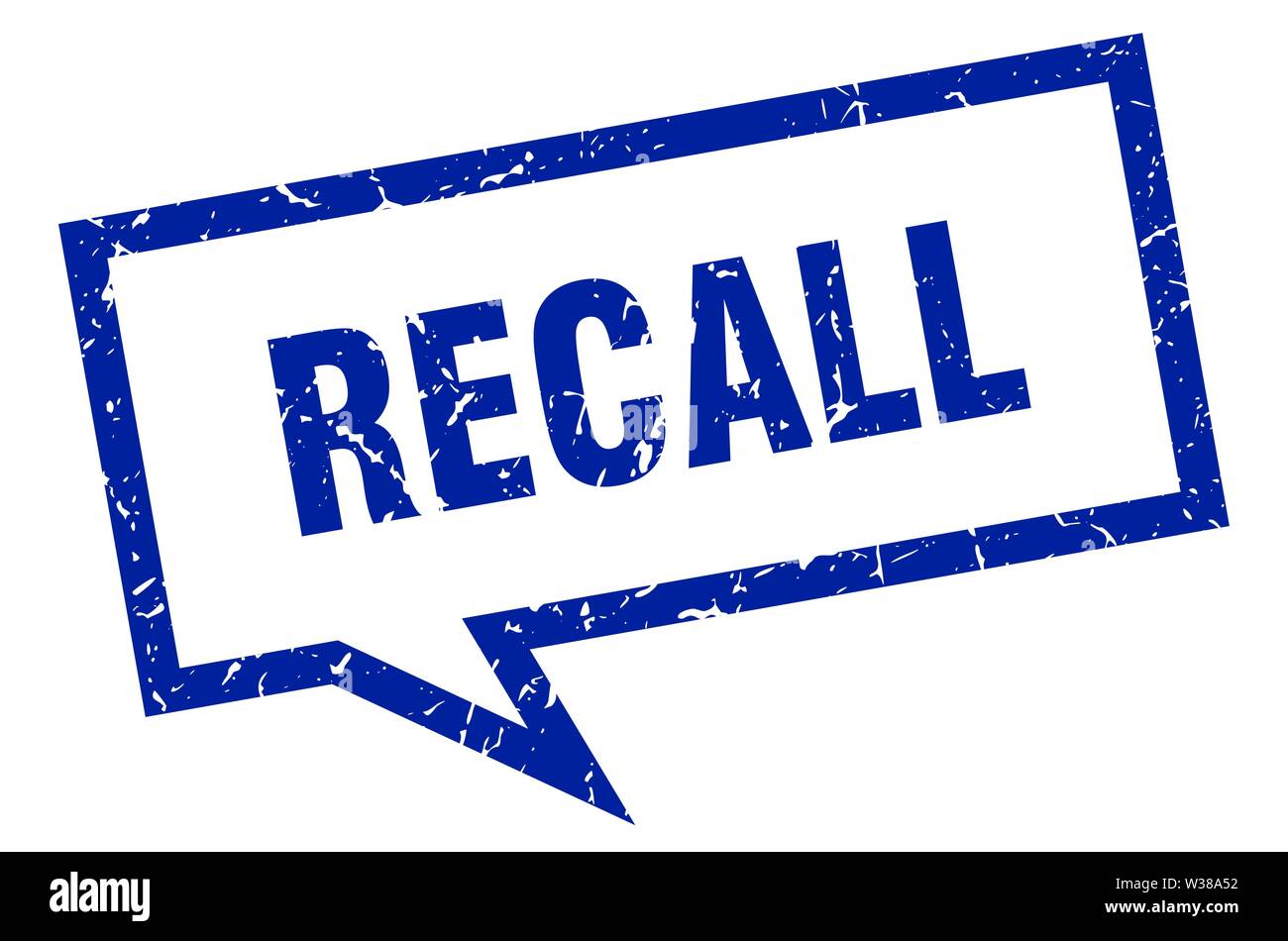 Recall word Stock Vector Images - Alamy