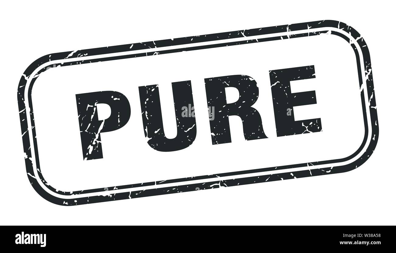 pure stamp. pure square grunge sign. pure Stock Vector Image & Art - Alamy