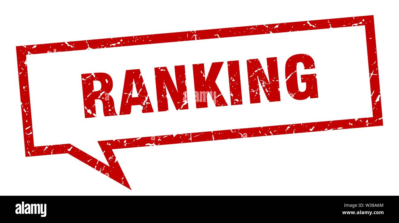 Ranking red grunge square hi-res stock photography and images - Alamy