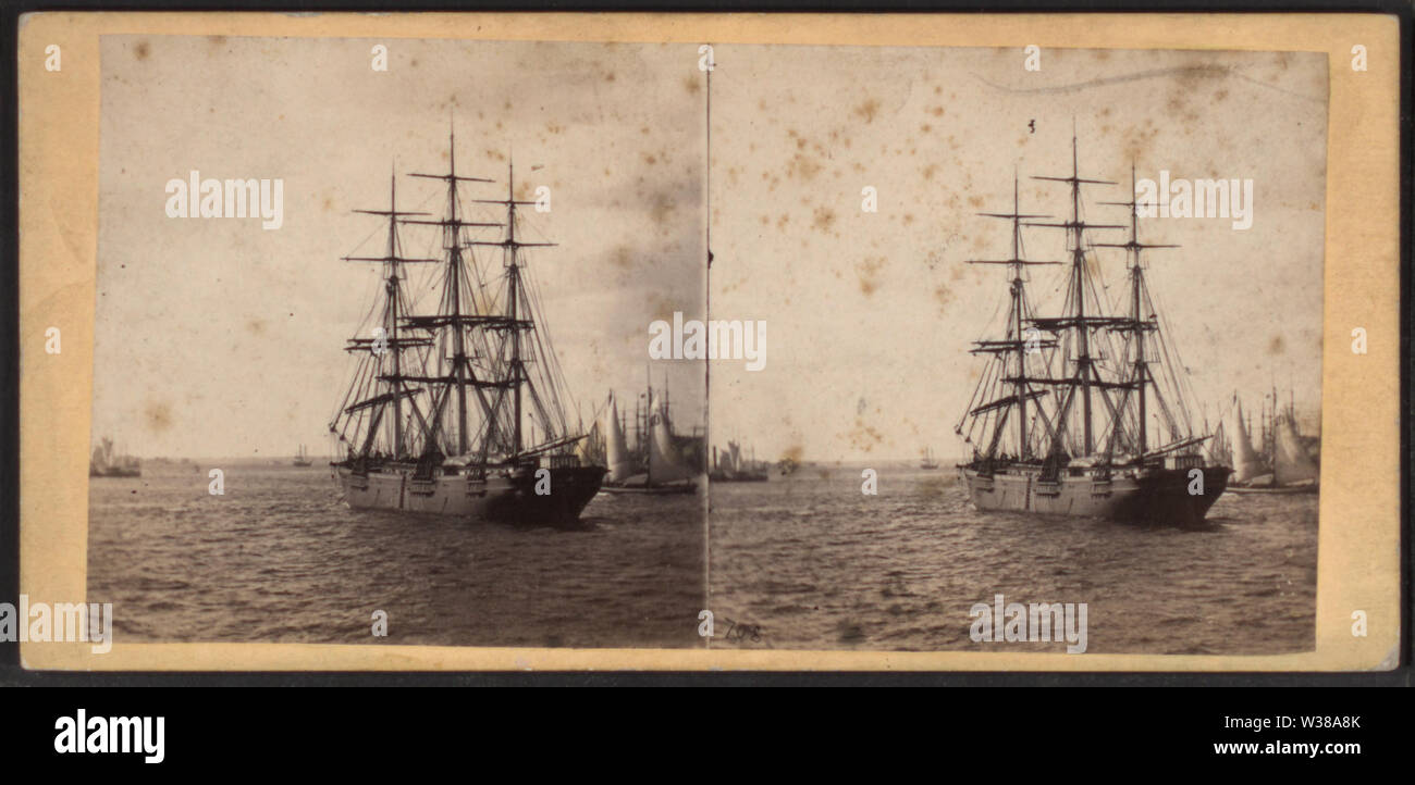 American trade ship 19th century hi-res stock photography and images ...