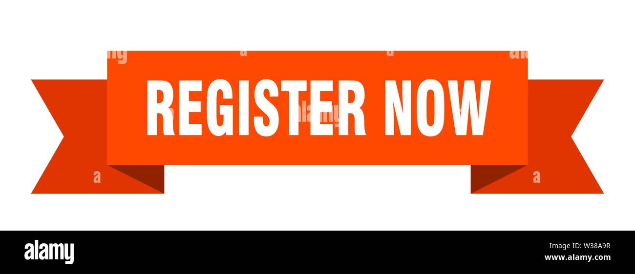 register now ribbon. register now isolated sign. register now banner ...