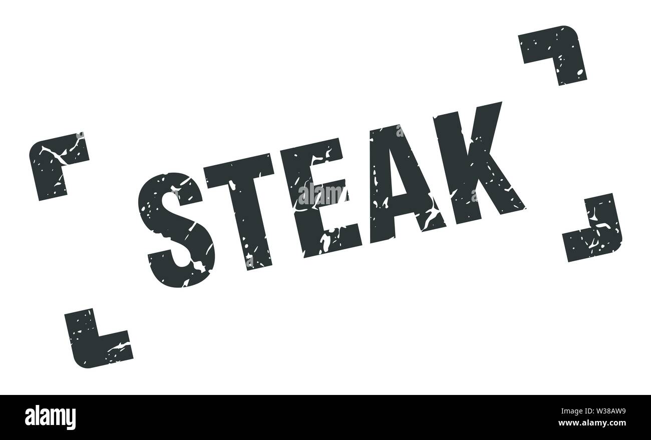 steak stamp. steak square grunge sign. steak Stock Vector Image & Art ...