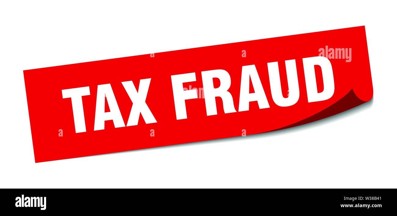 Tax fraud sign square Stock Vector Images - Alamy