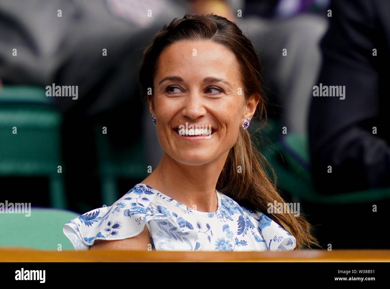 Pippa Matthews on day twelve of the Wimbledon Championships at the All ...