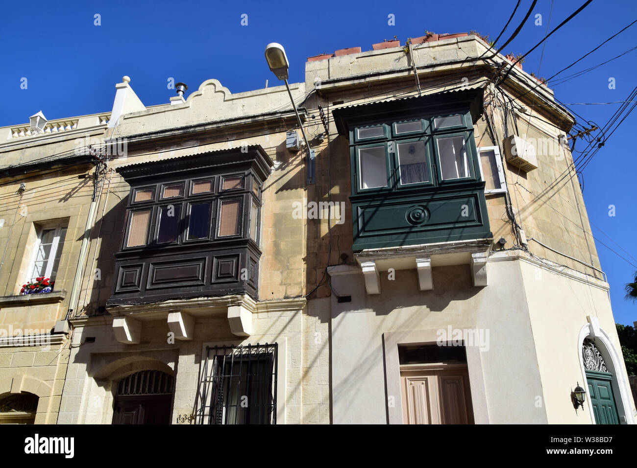 Traditional Maltese house, Sliema, Malta, Europe Stock Photo - Alamy