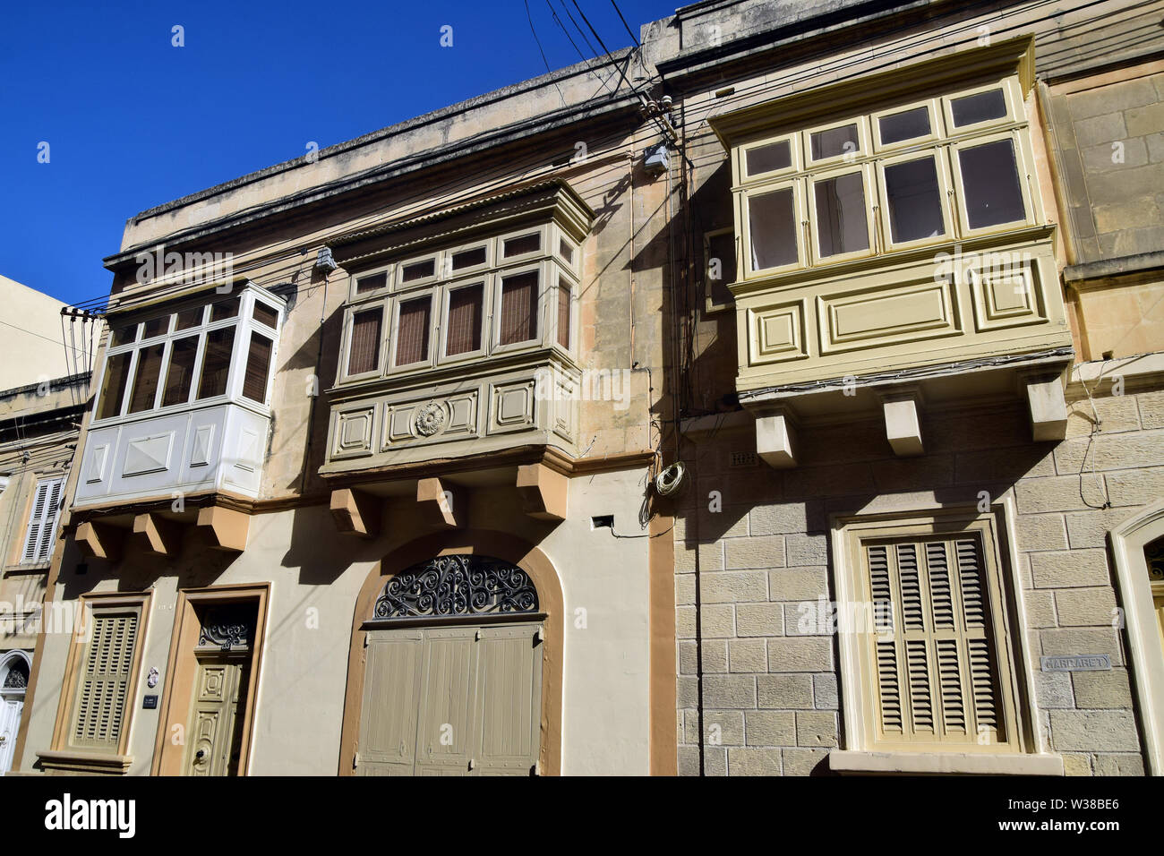 Traditional Maltese house, Sliema, Malta, Europe Stock Photo - Alamy