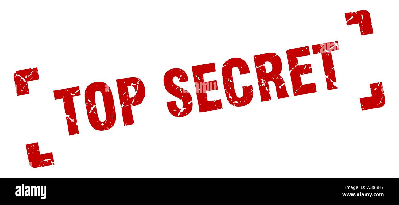 top secret stamp. top secret square grunge sign. top secret Stock ...