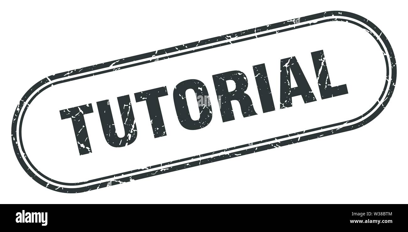 Tutorial stamp Black and White Stock Photos & Images - Alamy