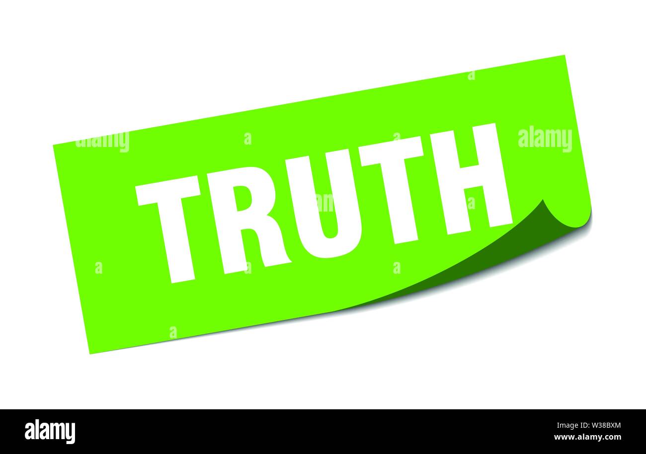 truth sticker. truth square isolated sign. truth Stock Vector Image ...