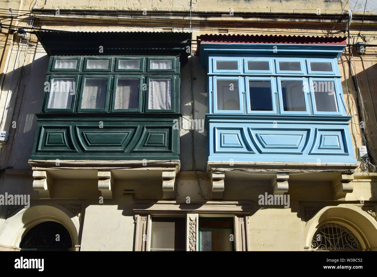 Traditional Maltese house, Sliema, Malta, Europe Stock Photo - Alamy