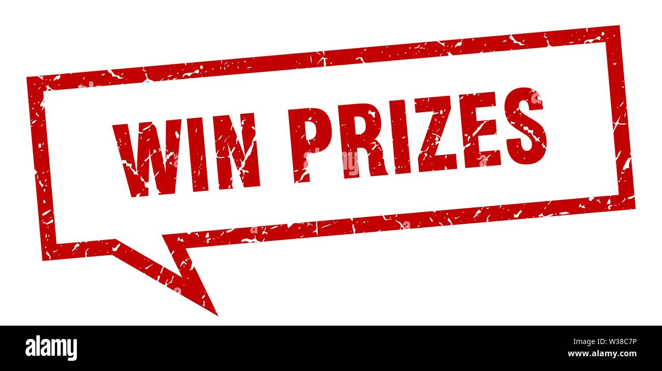 Win sign square speech hi-res stock photography and images - Alamy