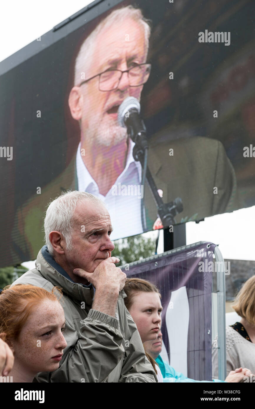 Jeremy Corbyn MP, Leader of the Labour party, speaking at the 135th ...
