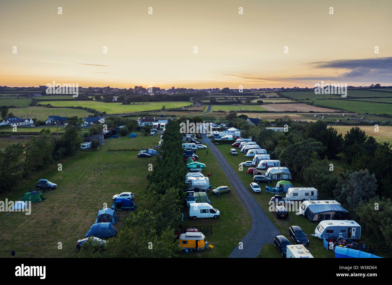Welsh campsite hi-res stock photography and images - Alamy