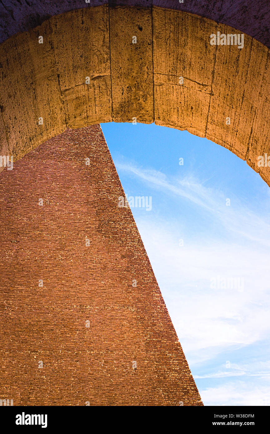 Shapes of ancient Rome in the colosseum Stock Photo - Alamy