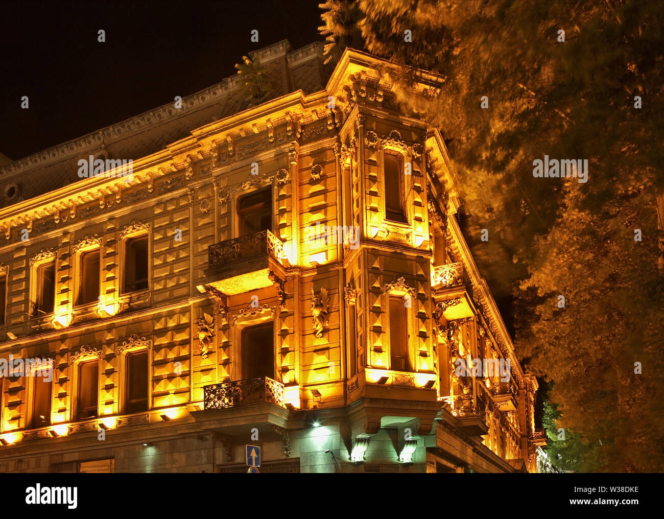 Rustaveli Avenue in Tbilisi. Georgia Stock Photo - Alamy