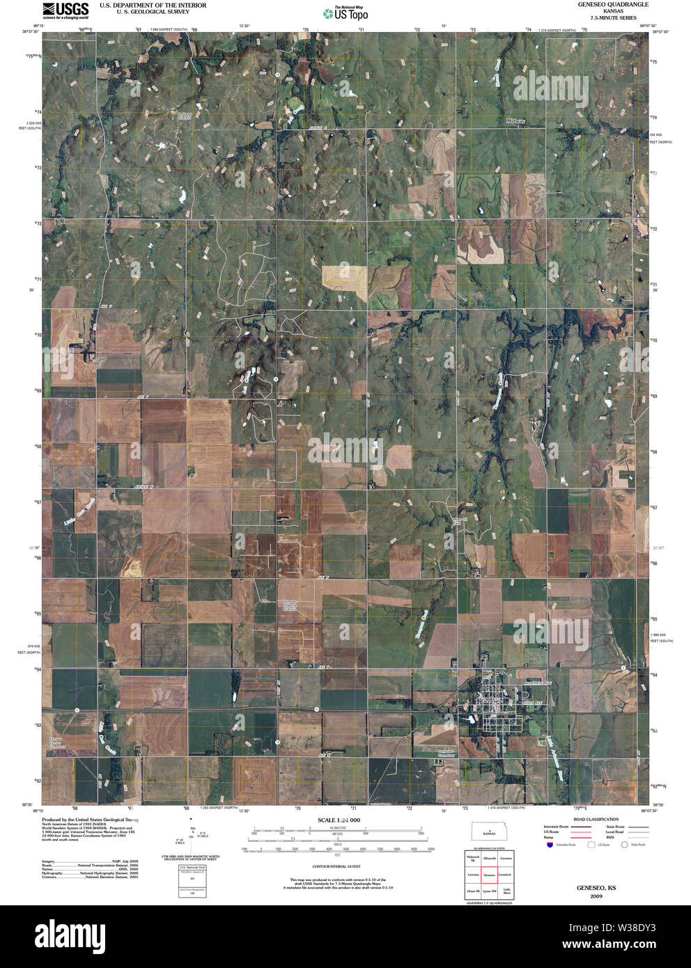Geneseo map hi-res stock photography and images - Alamy