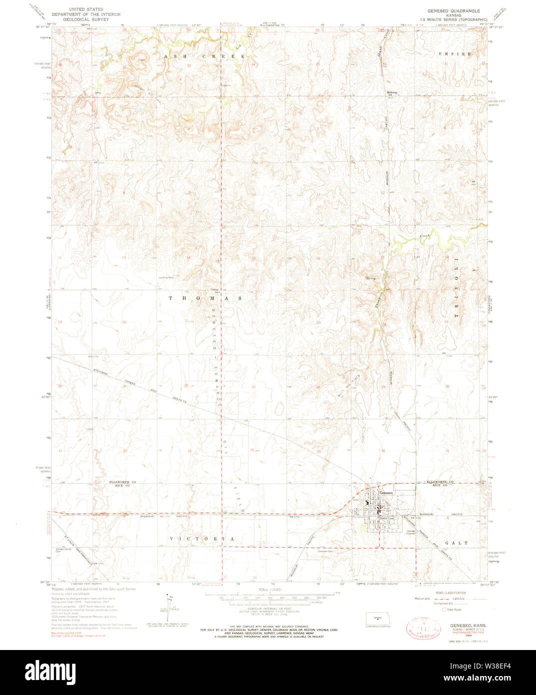 Geneseo map hi-res stock photography and images - Alamy