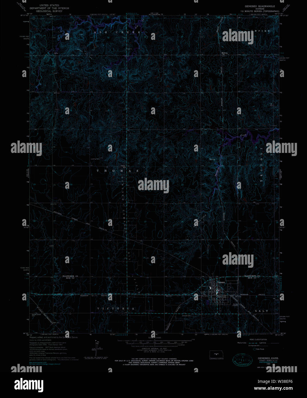 Map of geneseo hi-res stock photography and images - Alamy