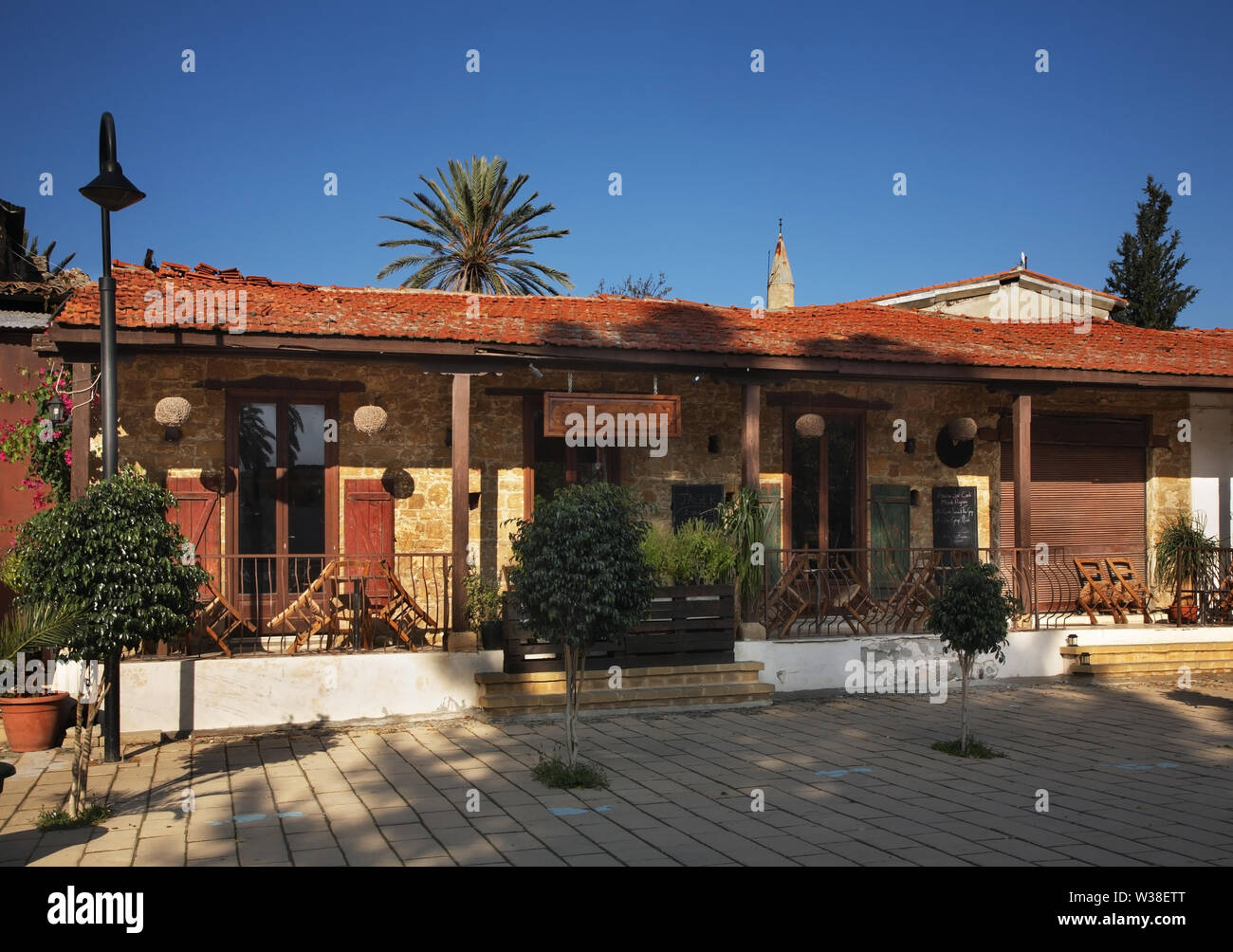 Old street in Nicosia. Cyprus Stock Photo - Alamy