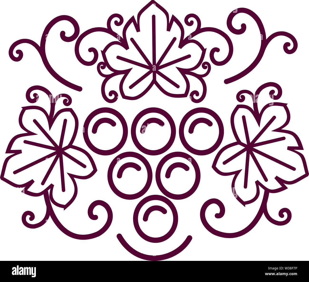 abstract bunch of grapes Stock Photo - Alamy