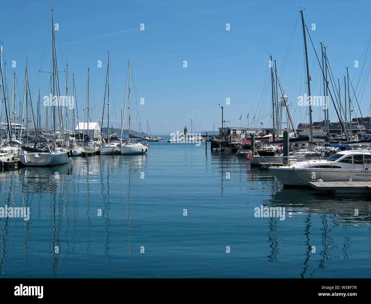 Water expanse calm ripples harbour view hi-res stock photography and ...