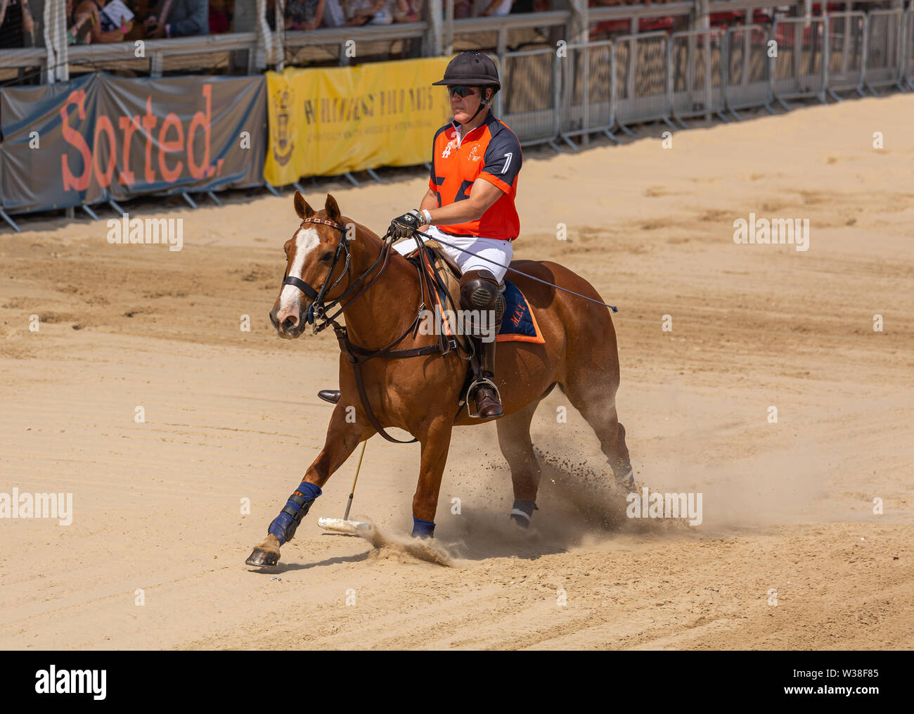 British Sand Polo at Sandbanks 12th July 2019 Stock Photo - Alamy