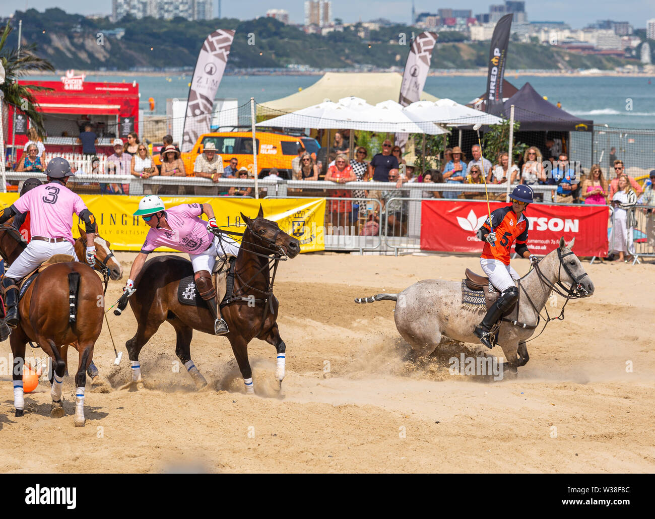British Sand Polo at Sandbanks 12th July 2019 Stock Photo - Alamy