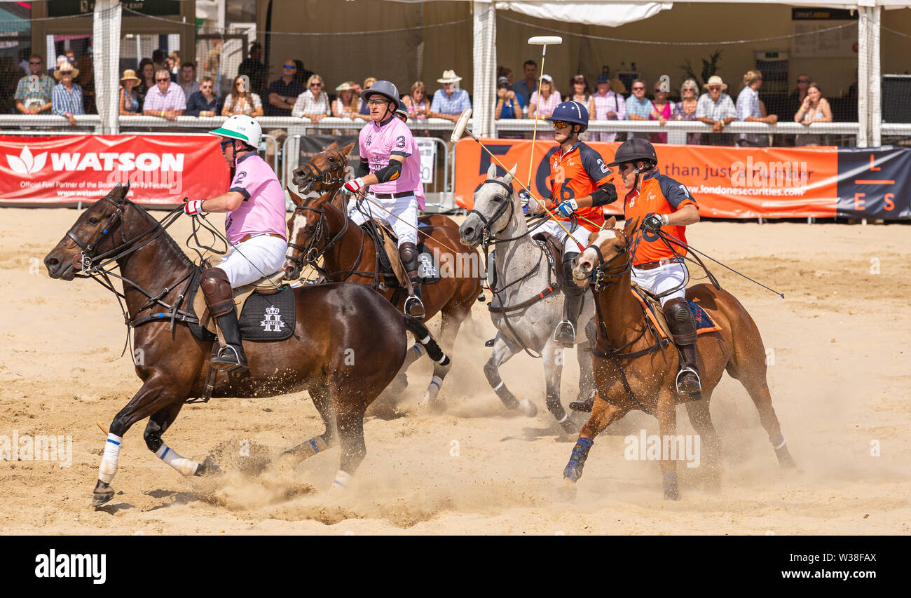 British Sand Polo at Sandbanks 12th July 2019 Stock Photo - Alamy