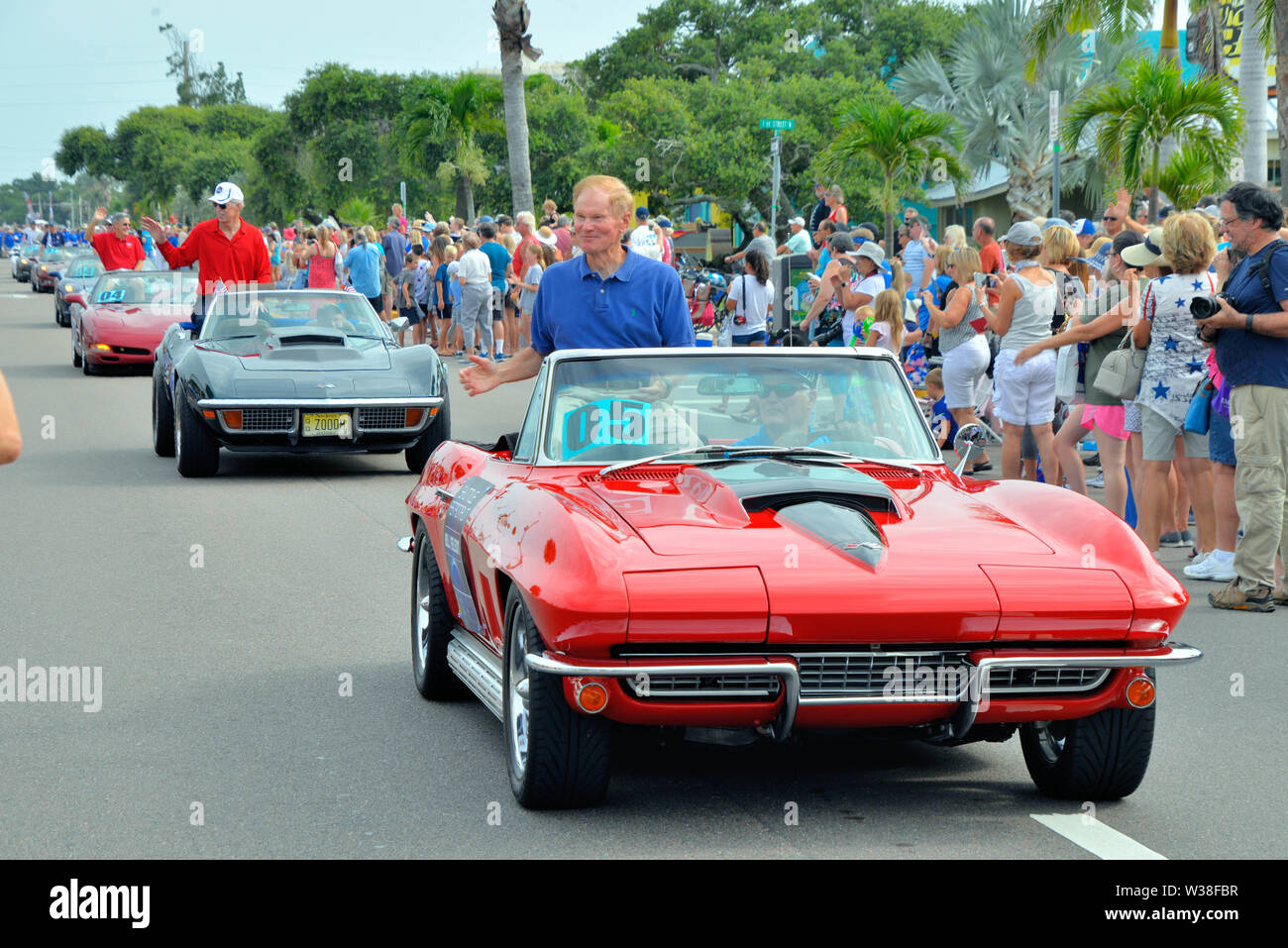 Neil Armstrong Corvette Picture 60s