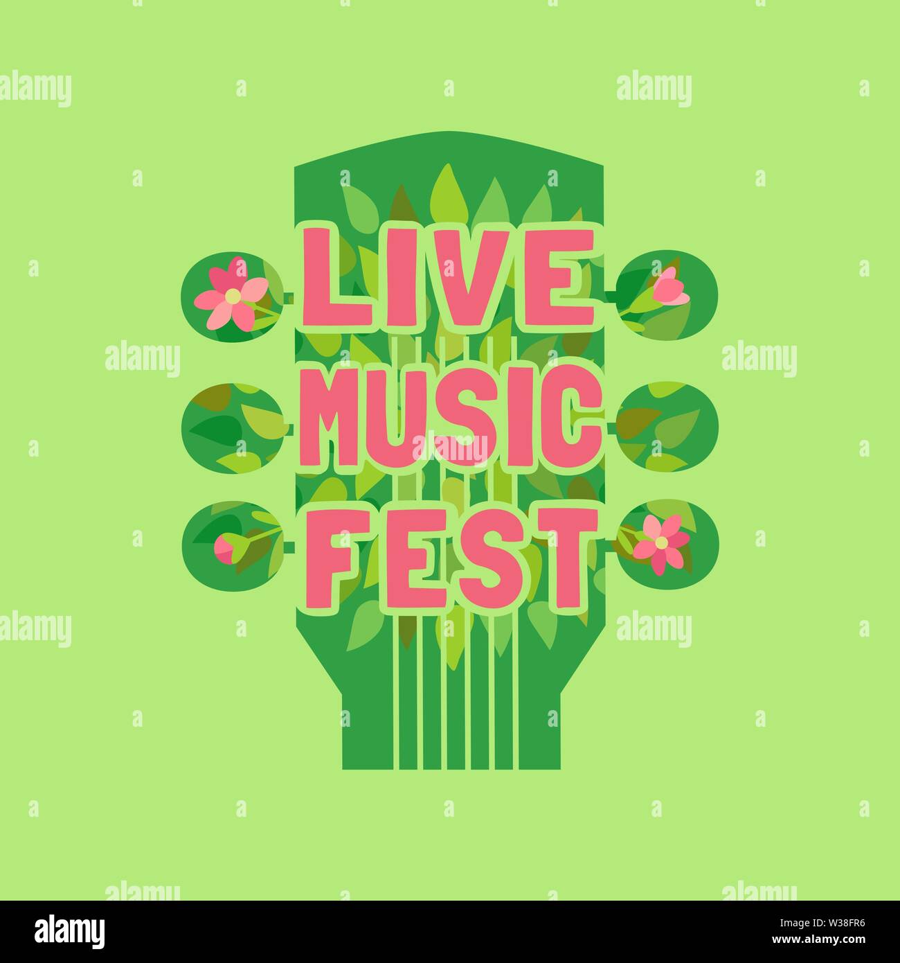 Music festival Stock Vector Images - Alamy