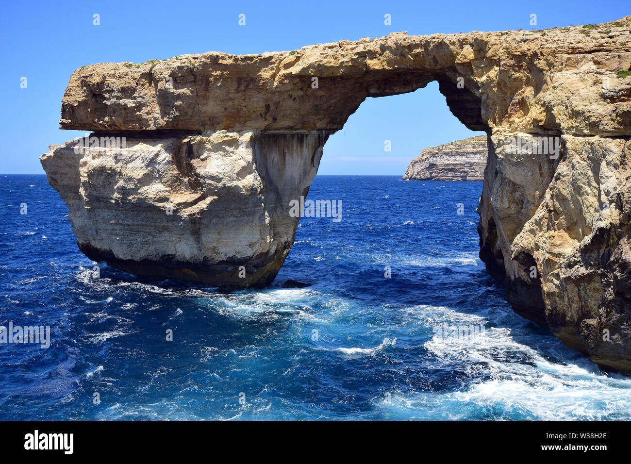 Azure Window, stone bridge, Gozo, Malta, Europe Stock Photo - Alamy