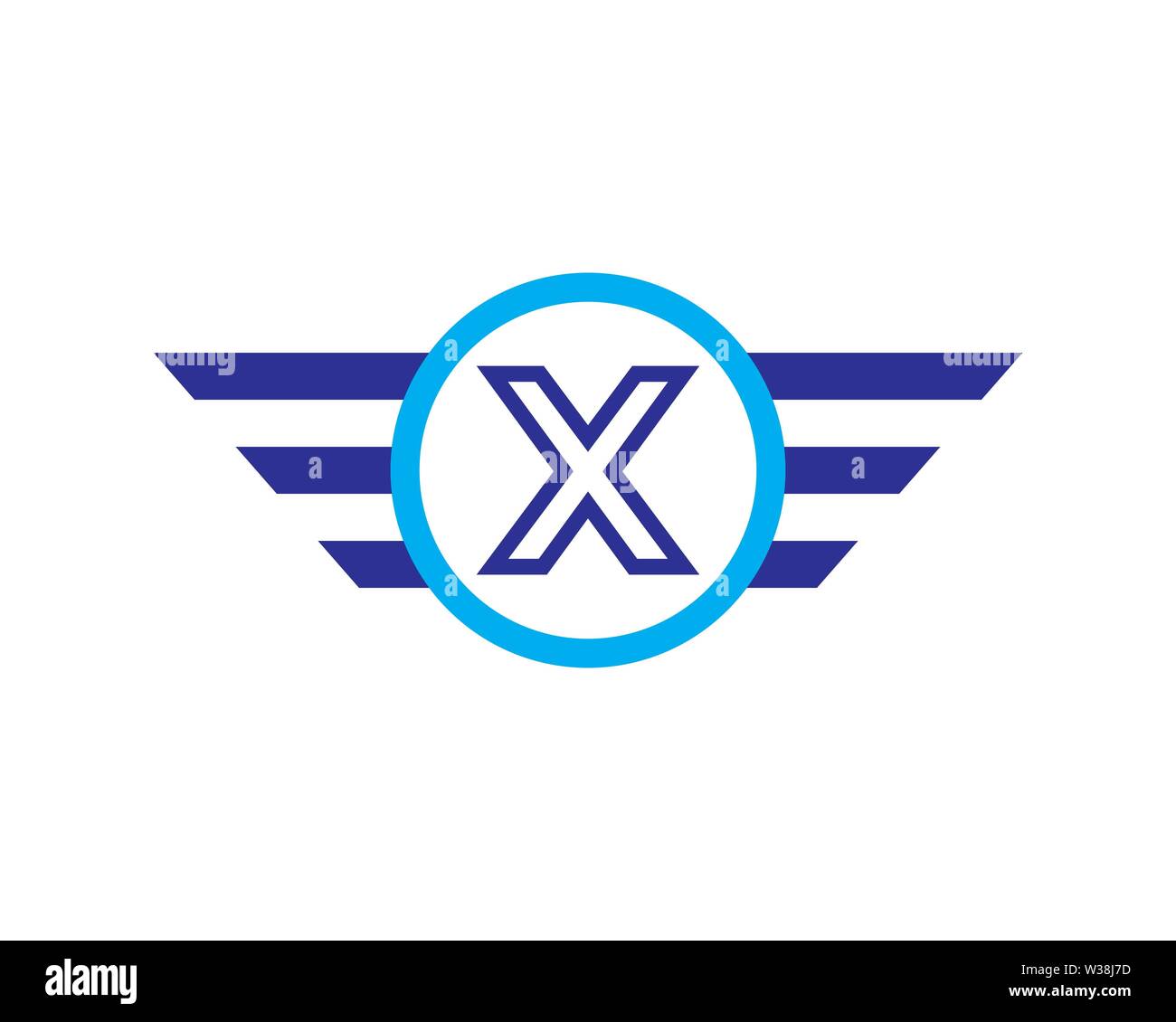 X modern logo icon hi-res stock photography and images - Alamy