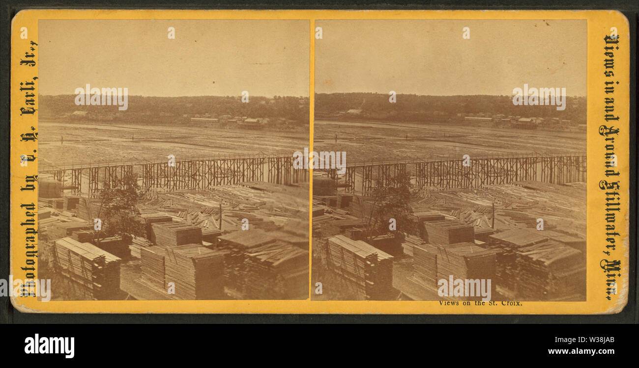 Views on the St Croix, by Jr C H 2 Stock Photo - Alamy