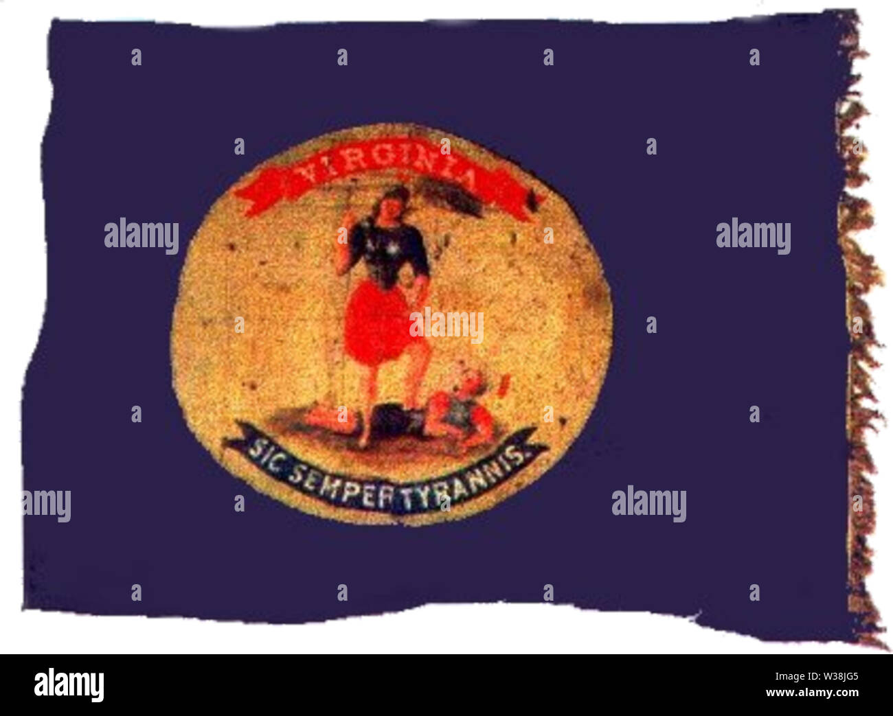 Virginian flag hi-res stock photography and images - Alamy