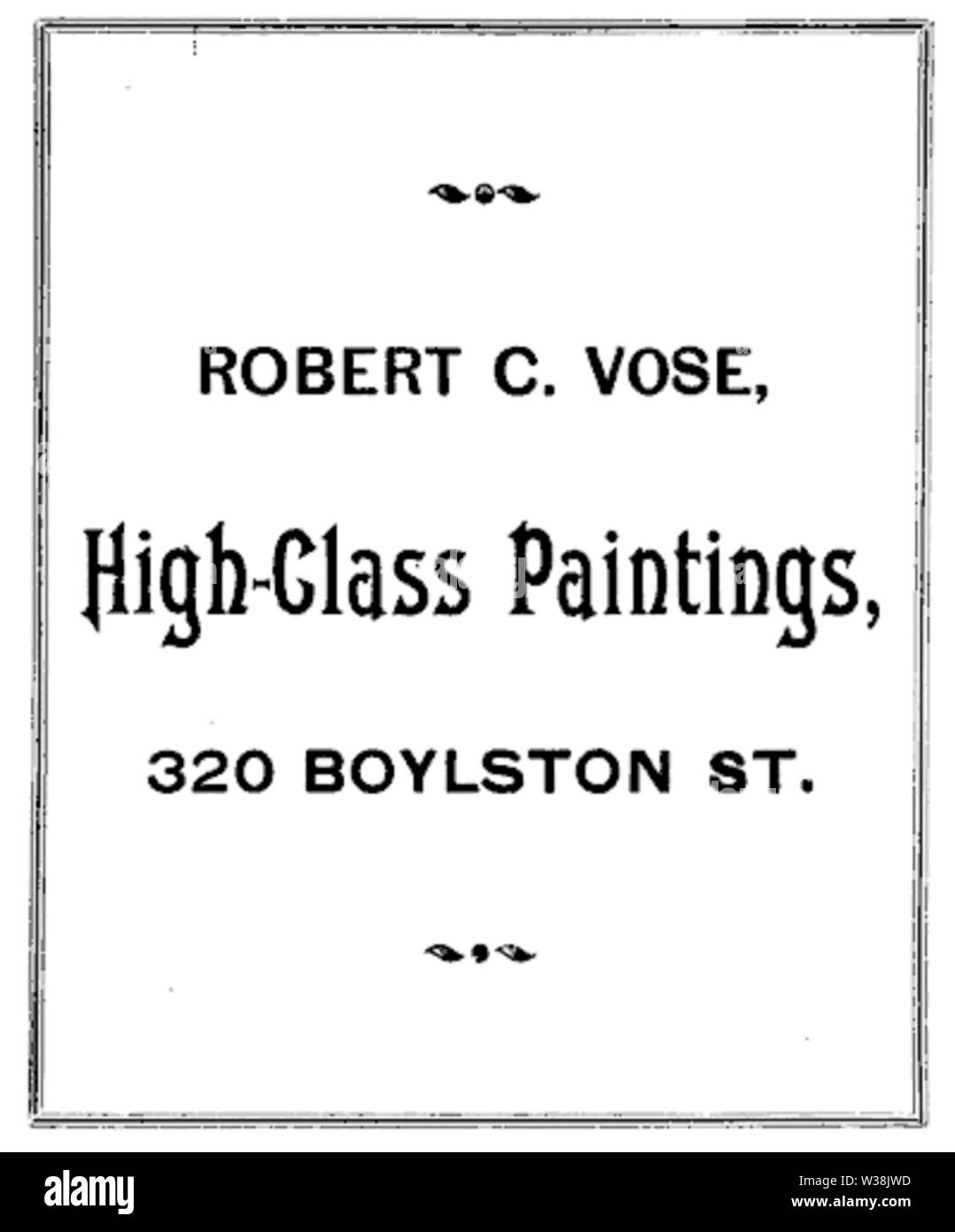 Vose Black and White Stock Photos & Images - Alamy