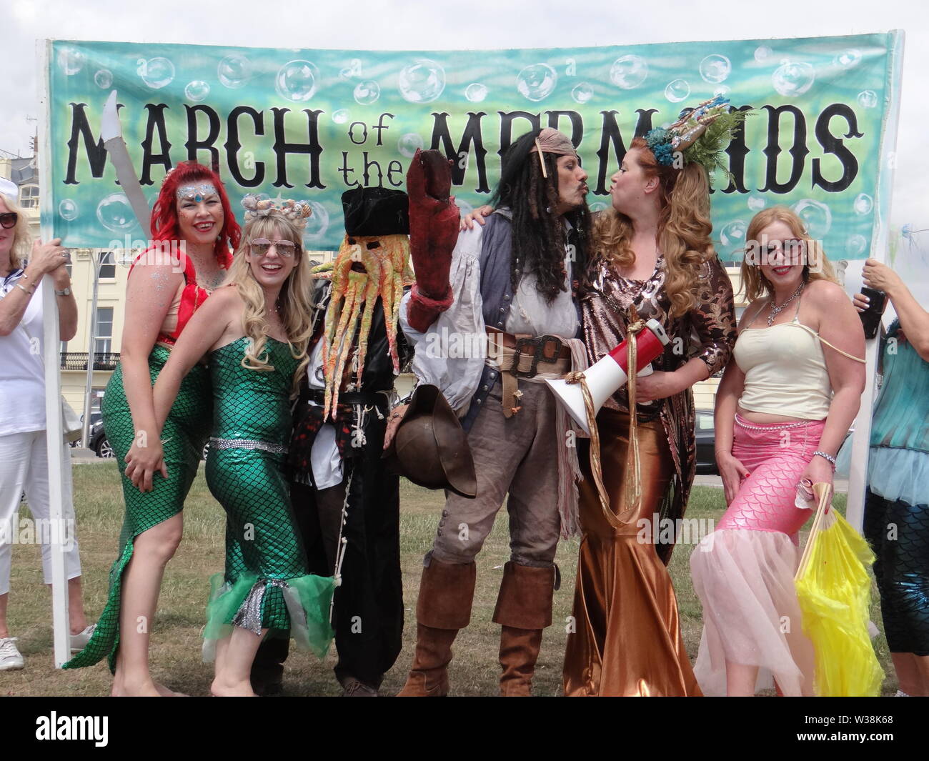 March of the Mermaids is demanding people to keep the beach clean and ...