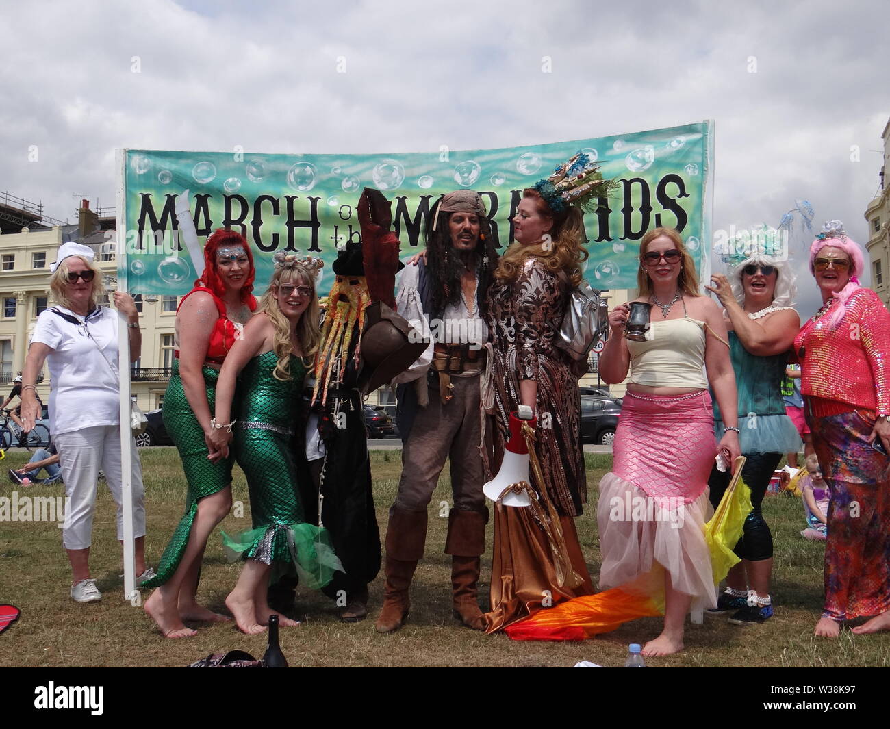 March of the Mermaids is demanding people to keep the beach clean and ...