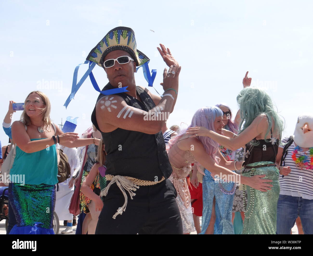 March of the Mermaids is demanding people to keep the beach clean and ...